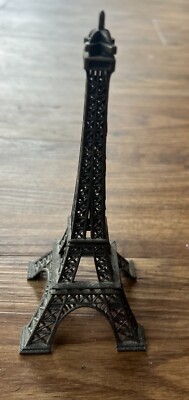 Eiffel Tower Desk Black Metal Statue Figurine Decor 5 inch | eBay