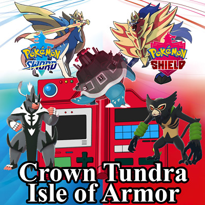 Pokedex Sword Shield Crown Tundra Isle of Armor Pokemon Square Shiny | eBay