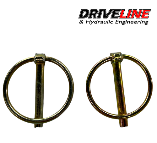 X 2 Lynch pins Pack of 2 Shaft locking retaining pin 6mm x 45mm | eBay