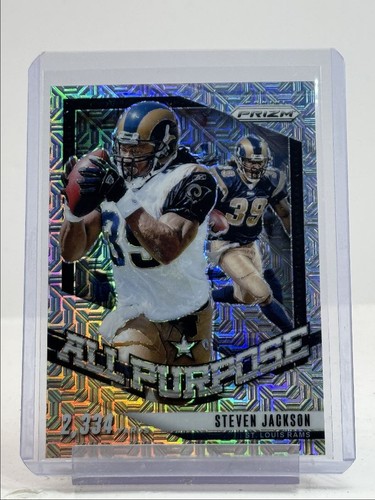 STEVEN JACKSON 2024 PANINI PRIZM ALL PURPOSE MOJO LA RAMS SSP /25 Q3126 ...