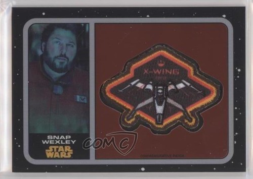 2016 Topps Star Wars: The Force Awakens Chrome Relics /401 Snap Wexley ...