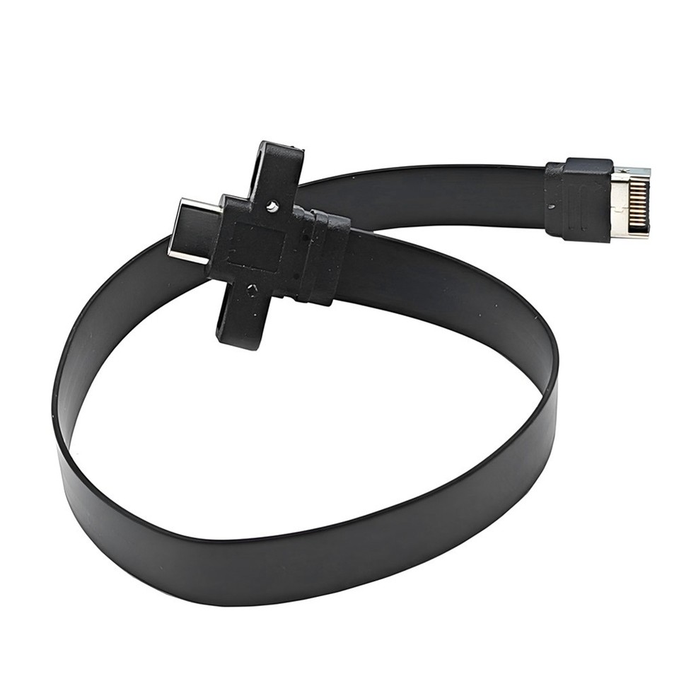 2X(Connectors USB 3.2 Front Panel Extension Cable,GEN2x2 Baffle ...