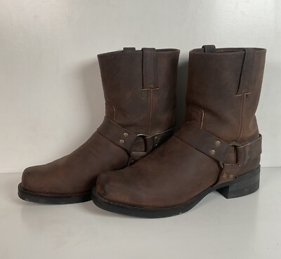 Frye Men’s 8R Gaucho Harness Boots 12 M Square Toe USA Made | eBay