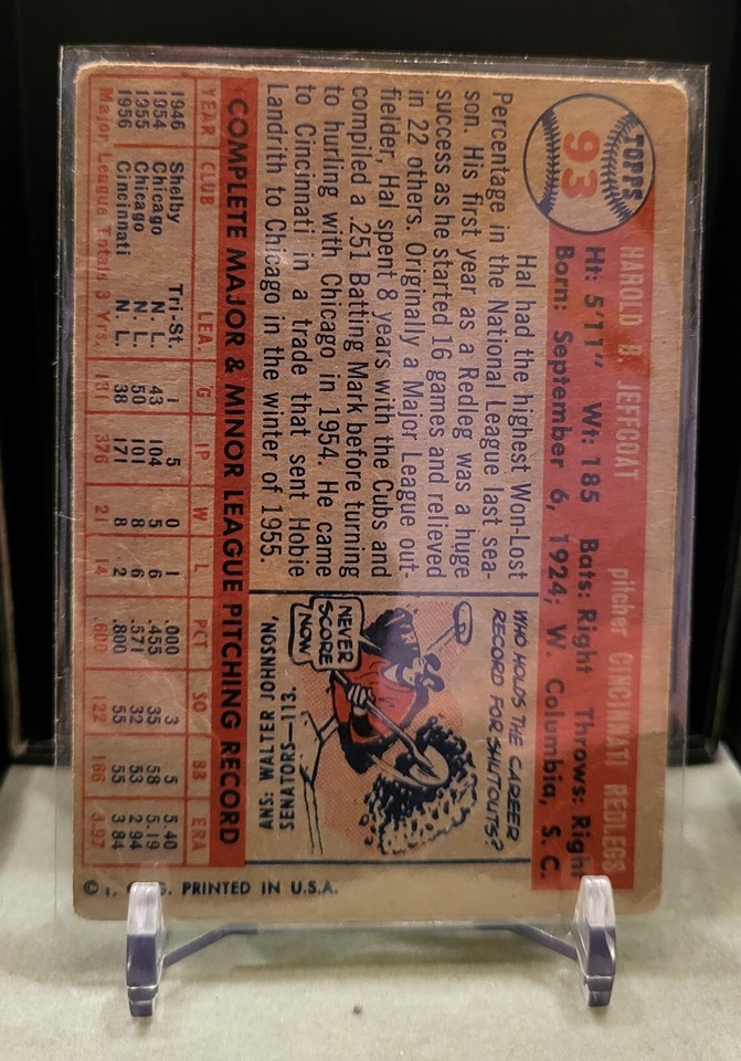 1957 Topps Baseball Card Singles - Complete Your Set - You Pick - VG-EX ...