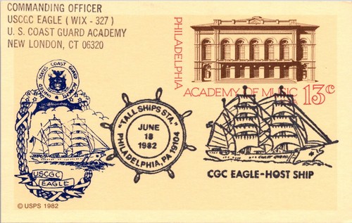 USCGC Eagle 1982 - Philadelphia PA - F66230 | eBay