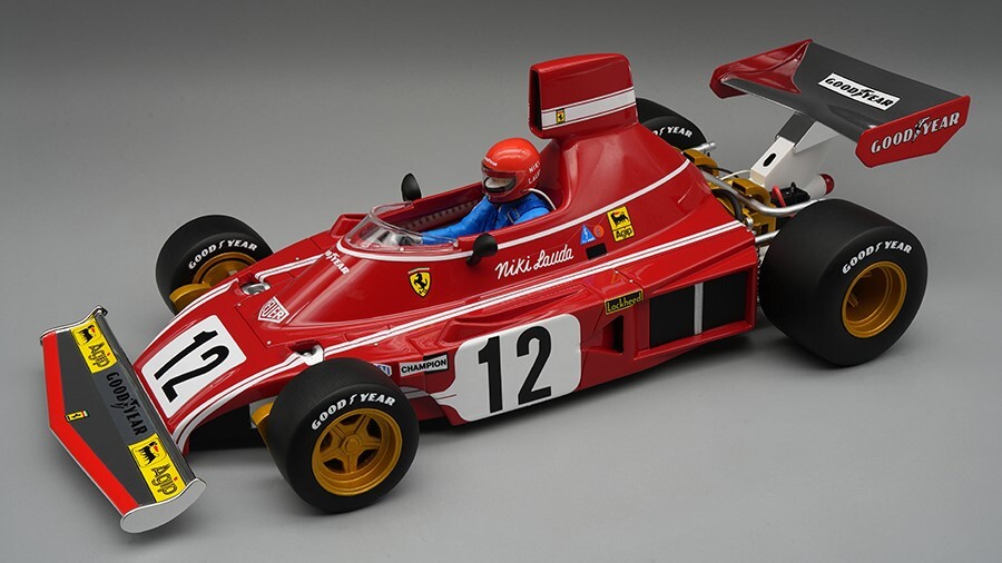 Model Car Formula 1 F1 Scale 1:18 Ferrari 312 B3 Spain GP 1974 Lauda ...