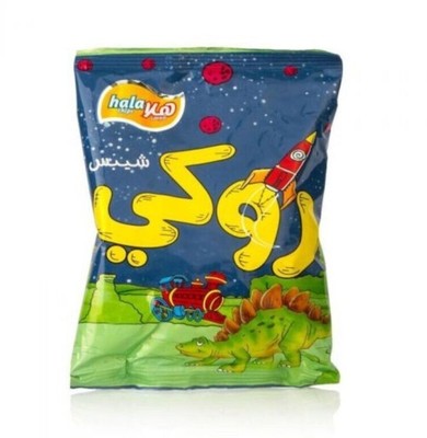 Pack de 12 X Hala Chips Rocky Original Cheese Flavor 20 grammes روكي ...