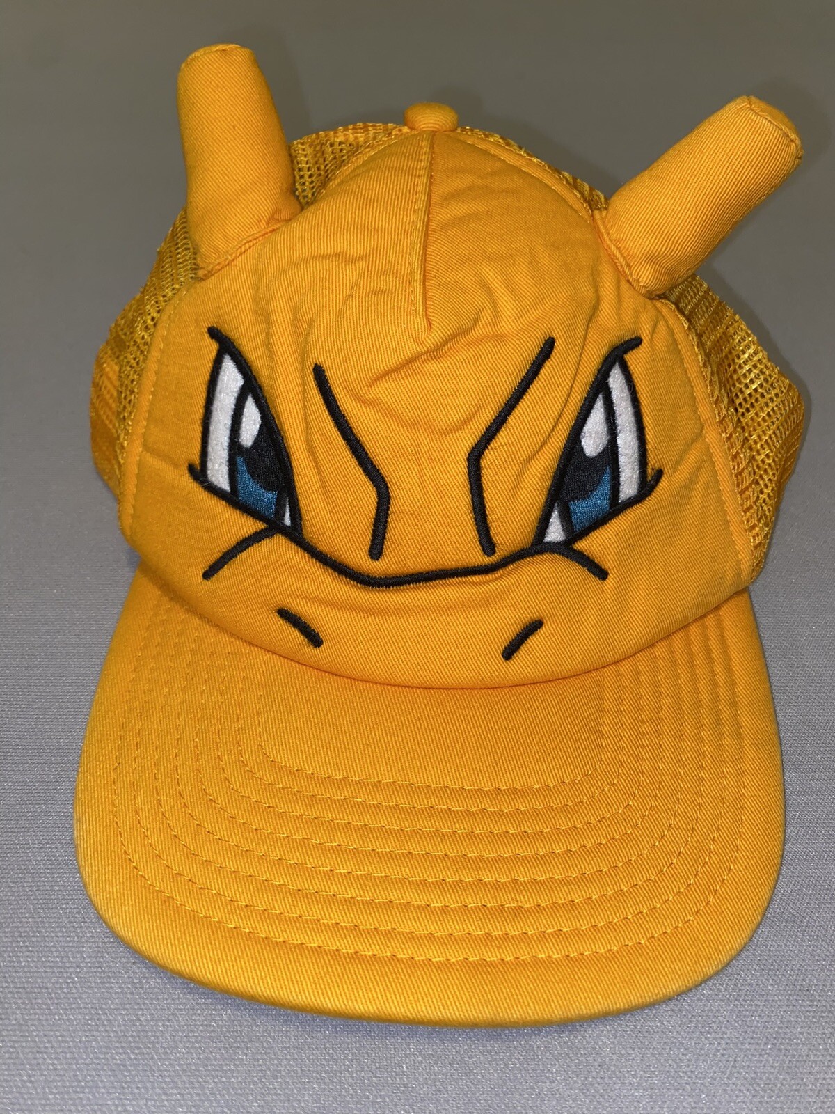 Pokemon Charizard Orange Snapback Hat With Ears Pokém… - Gem