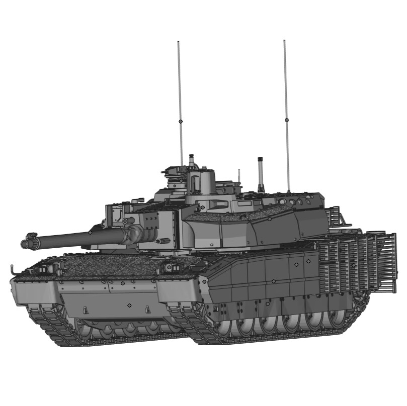 3D Printed 1/72 French Leclerc AZUR tank Unpainted Model Kit | eBay UK