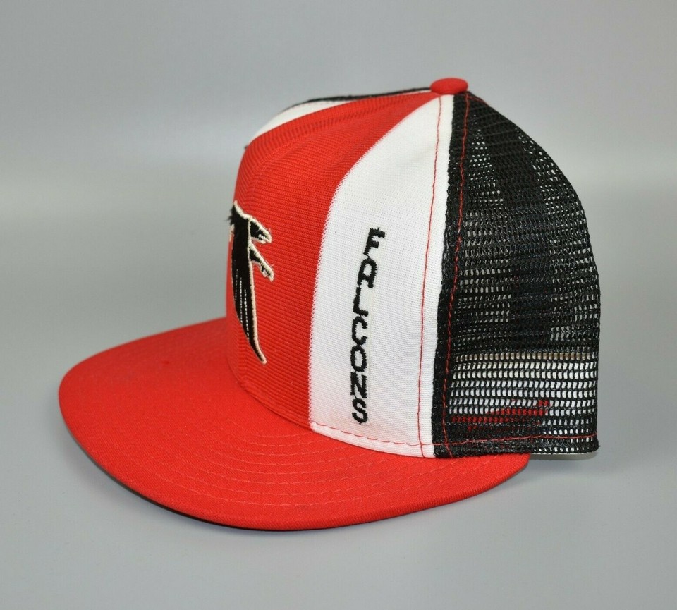 Atlanta Falcons AJD Lucky Stripes NFL Vintage 80's Trucker Snapback Cap ...