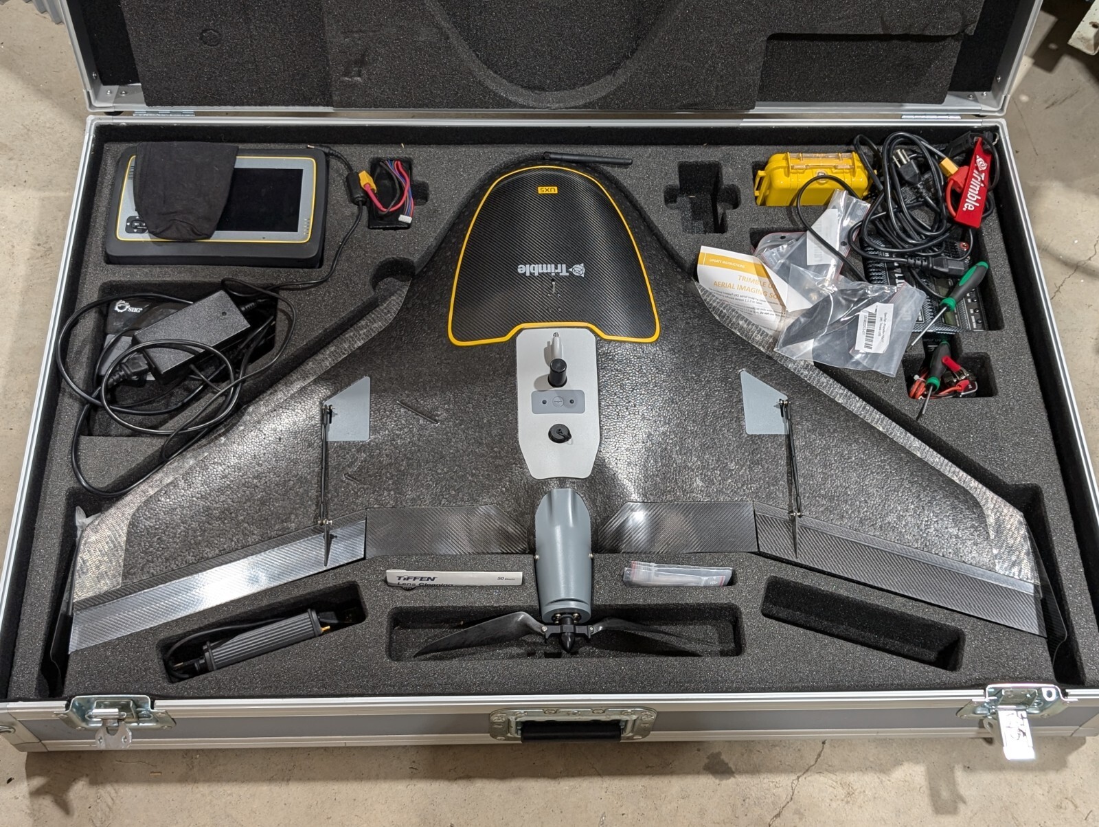 Trimble UX5 Surveying Imaging Mapping Drone w/ Launcher, Tablet and ...