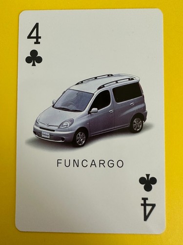 FUNCARGO car Corolla store 5th anniversary Playing Game Card Japan | eBay