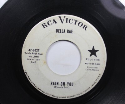 50'S & 60'S Promo 45 Della Rae - Rain On You / You'Ll Be Back On Rca ...