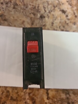 BRYANT 20 Amp Single Pole Circuit Breaker BR120 BR 120 20A | eBay
