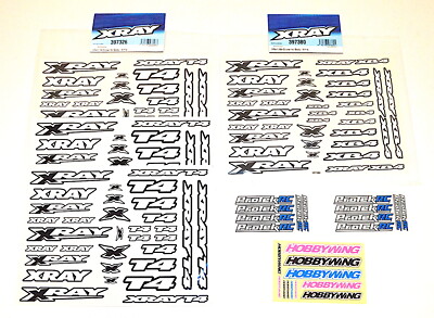Stickers for XRAY T4 and XB4 RC Cars, 7 Sheets *New* 397326, 397380 | eBay
