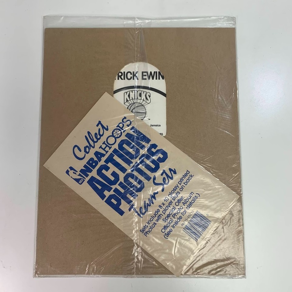 Vintage 1990 NBA Hoops Patrick Ewing 8x10 Action Photo Card | eBay