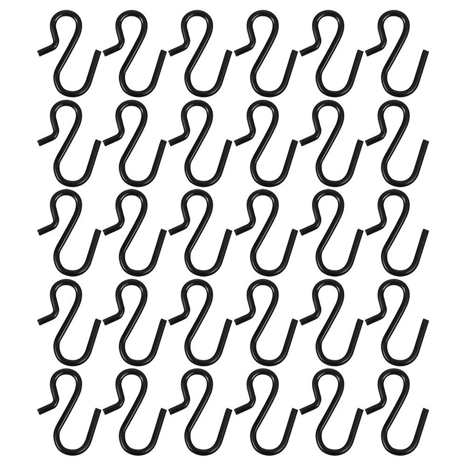50 Pcs Iron S Hooks Heavy Duty Hanging S Hooks for Kitchen Clothes ...