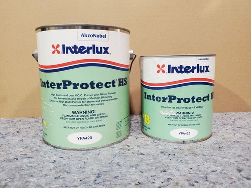Interlux Interprotect HS High Build Epoxy Primer Gray YPA423 YPA420 ...
