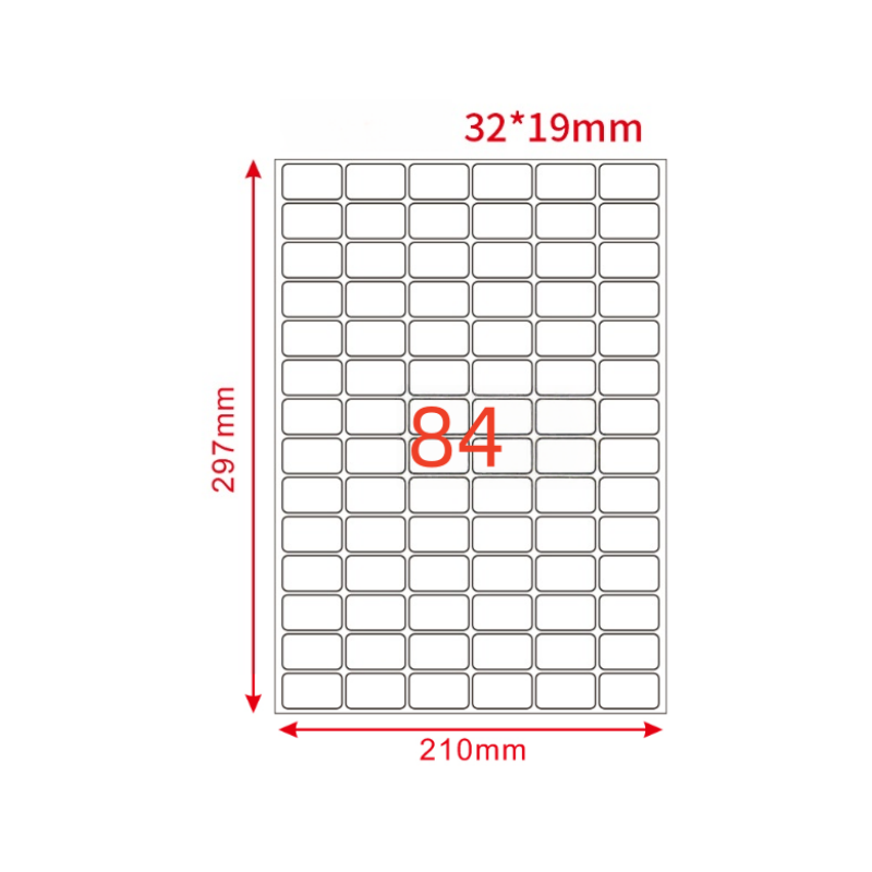 A4 Multi Purpose Self adhesive Laser inkjet Sticker Labels 1-144/sheet ...