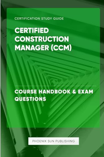 Certified Construction Manager CCM - Course Handbook & Exam Questions | eBay