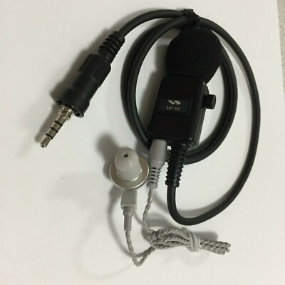 MH-62A4B YAESU Standard Earphone Microphone tie-pin microphone from ...