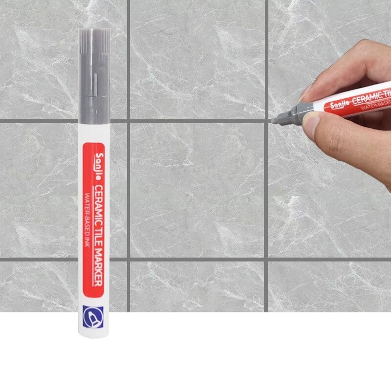 12 Color White Waterproof Tile Marker Grout Pen Wall Seam Pen For Tiles ...