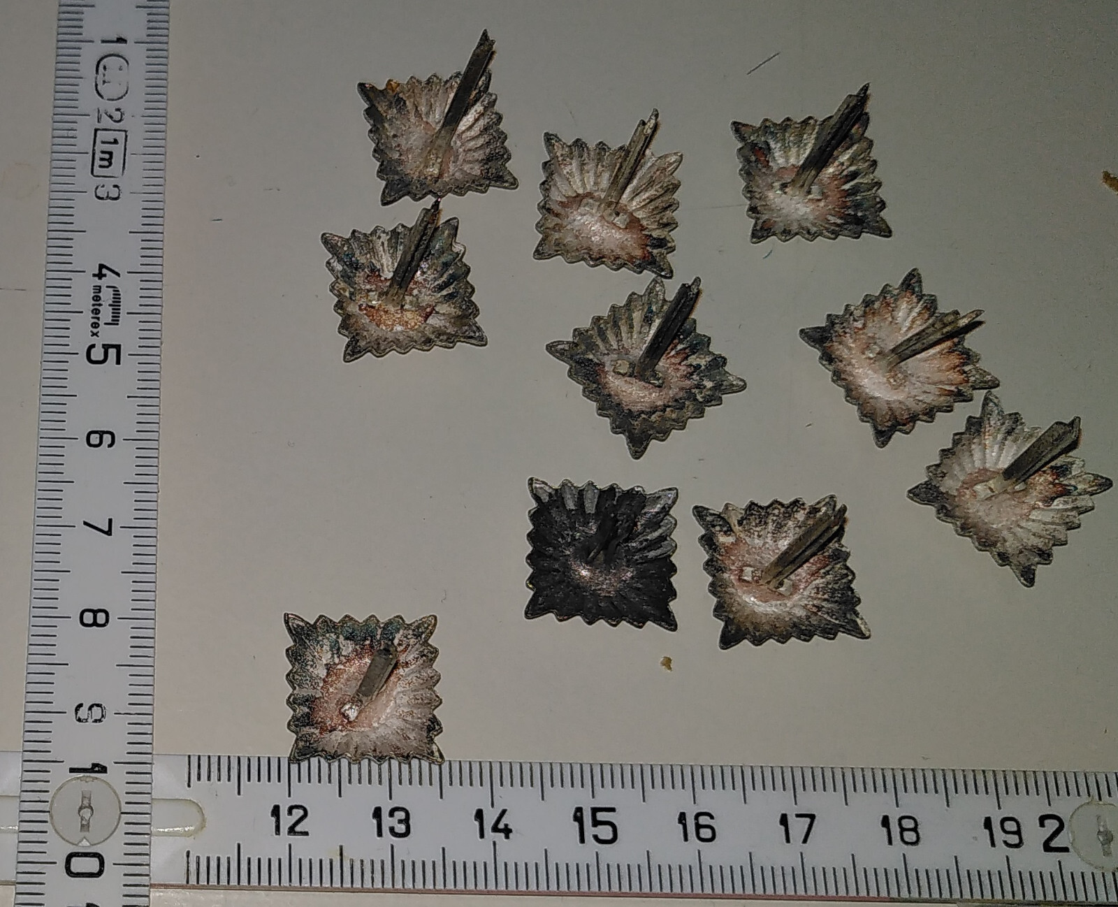 WW2 original German Army / Airforce 15mm rank pips for officers ...