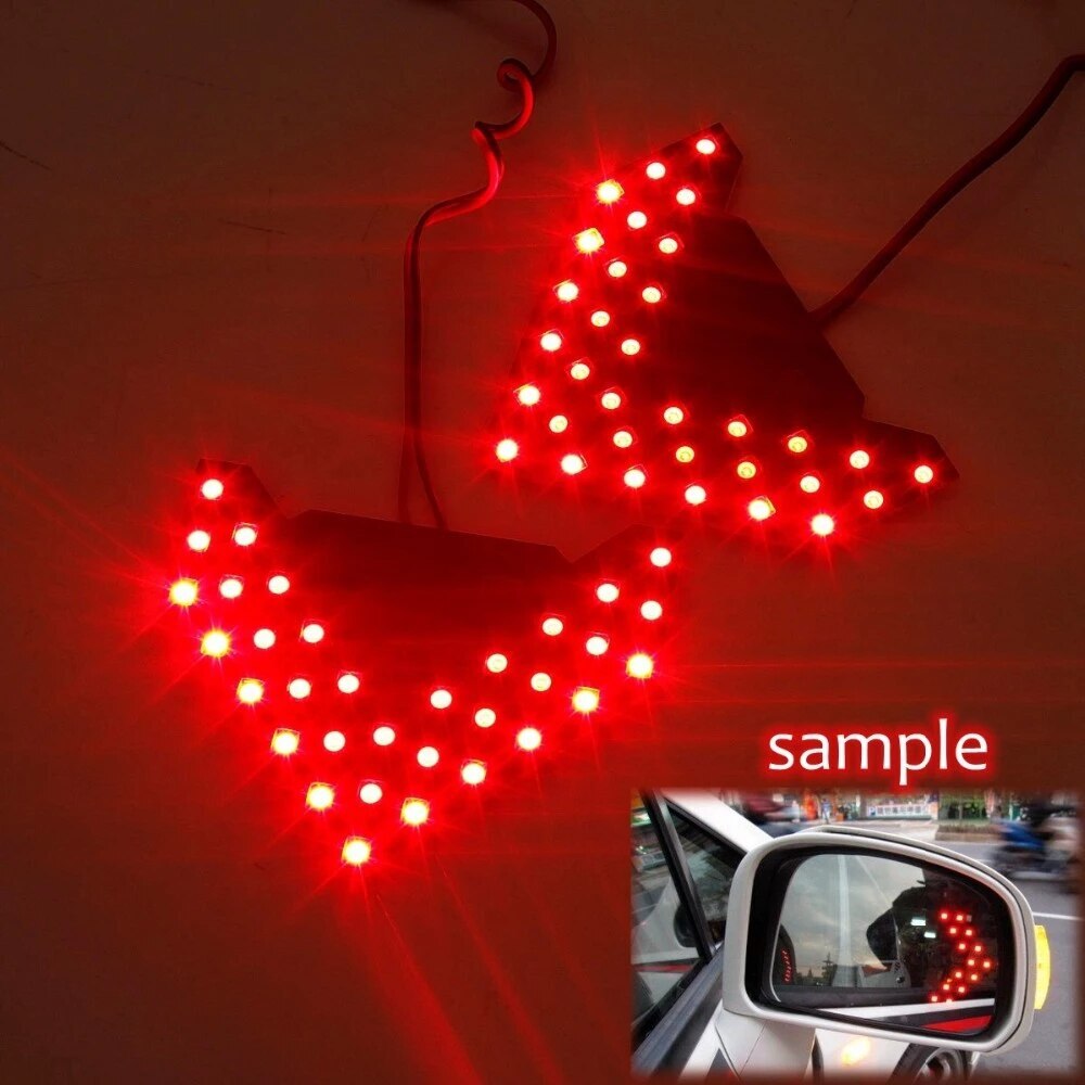2X Arrows Panel Car Side Mirror New 33SMD LED Turn Signal Light Low ...