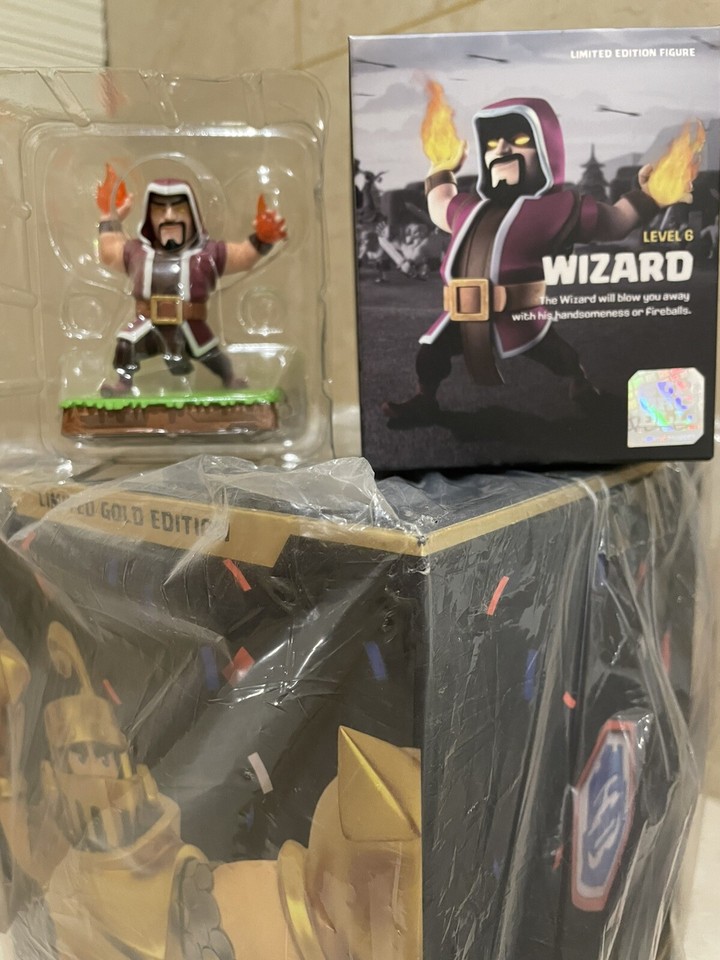 Supercell Clash Royale And Clash Of Clans Wizard And Mega Knight Rare ...