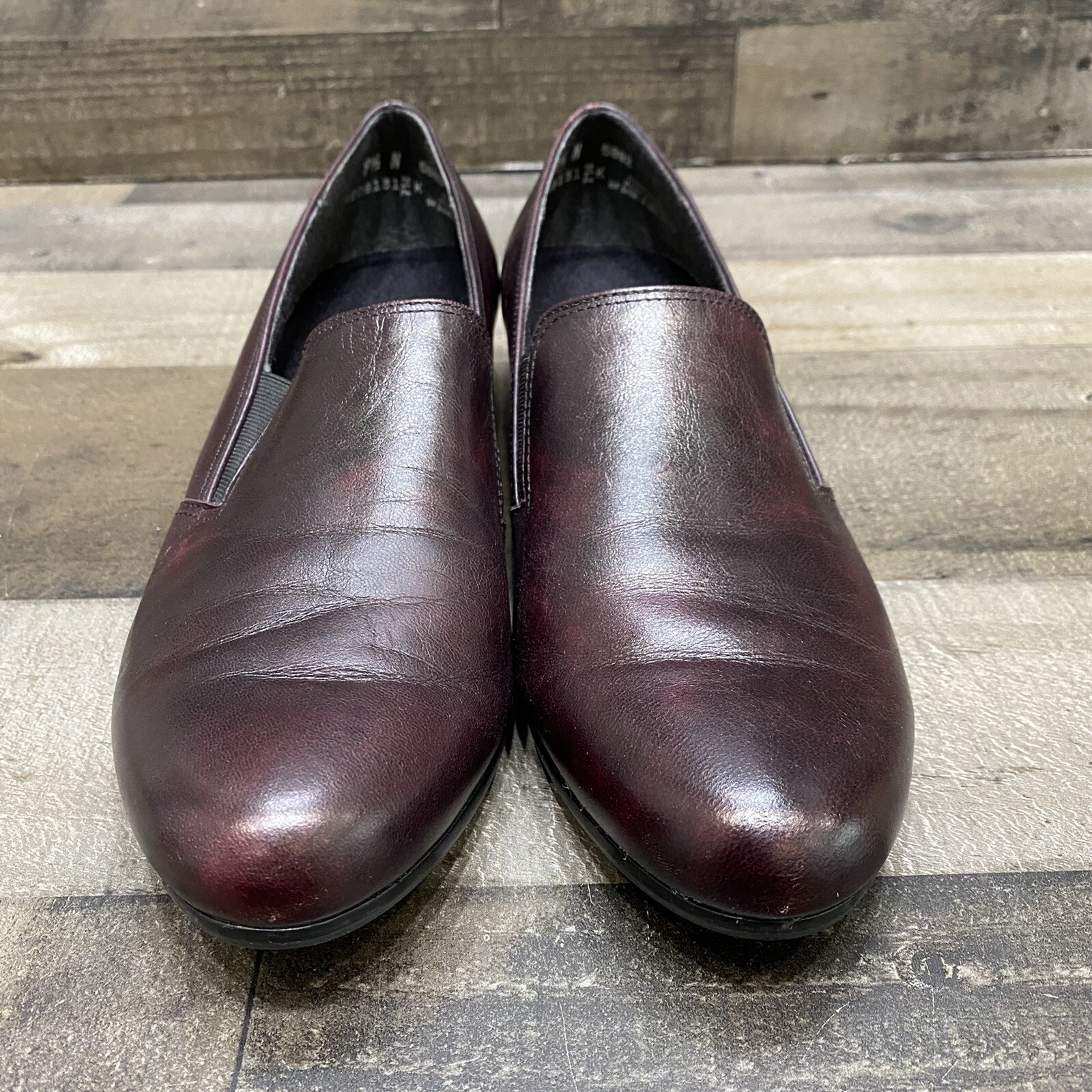 Munro American Womens Purple Leather Heels Size 9.5 N | eBay