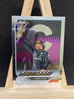 2022 Chrome Formula 1 Base Grand Prix Winners #171 Lewis Hamilton | eBay