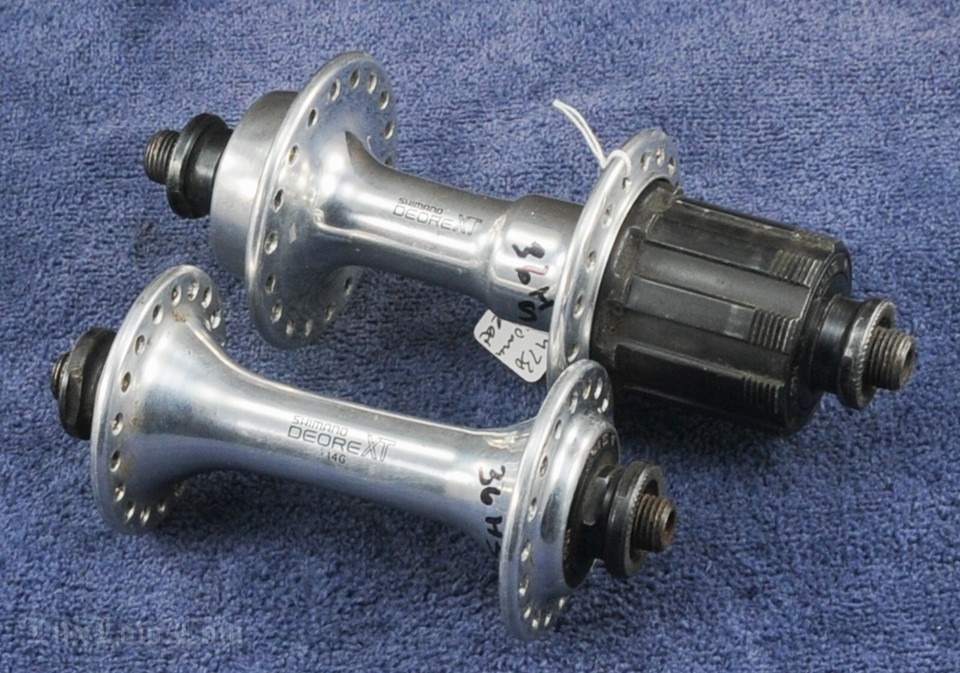 Vintage Old School Shimano MTB Bike HUBS XTR XT DX LX 32h 36h Mountain ...
