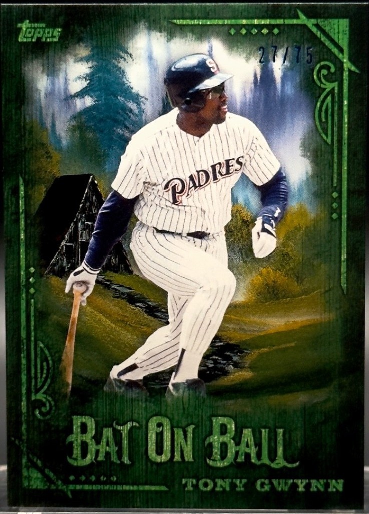 2025 Topps X Bob Ross the Joy of Baseball - Bat on Ball Tony Gwynn #BOB ...