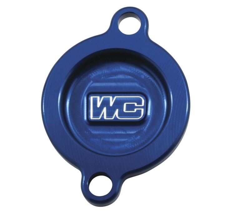 Works Connection Oil Filter Covers Blue 27-090 | eBay