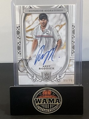 2024 Topps Royalty - Superior Signatures Andy Roddick #SS-ARK /75 (AU ...