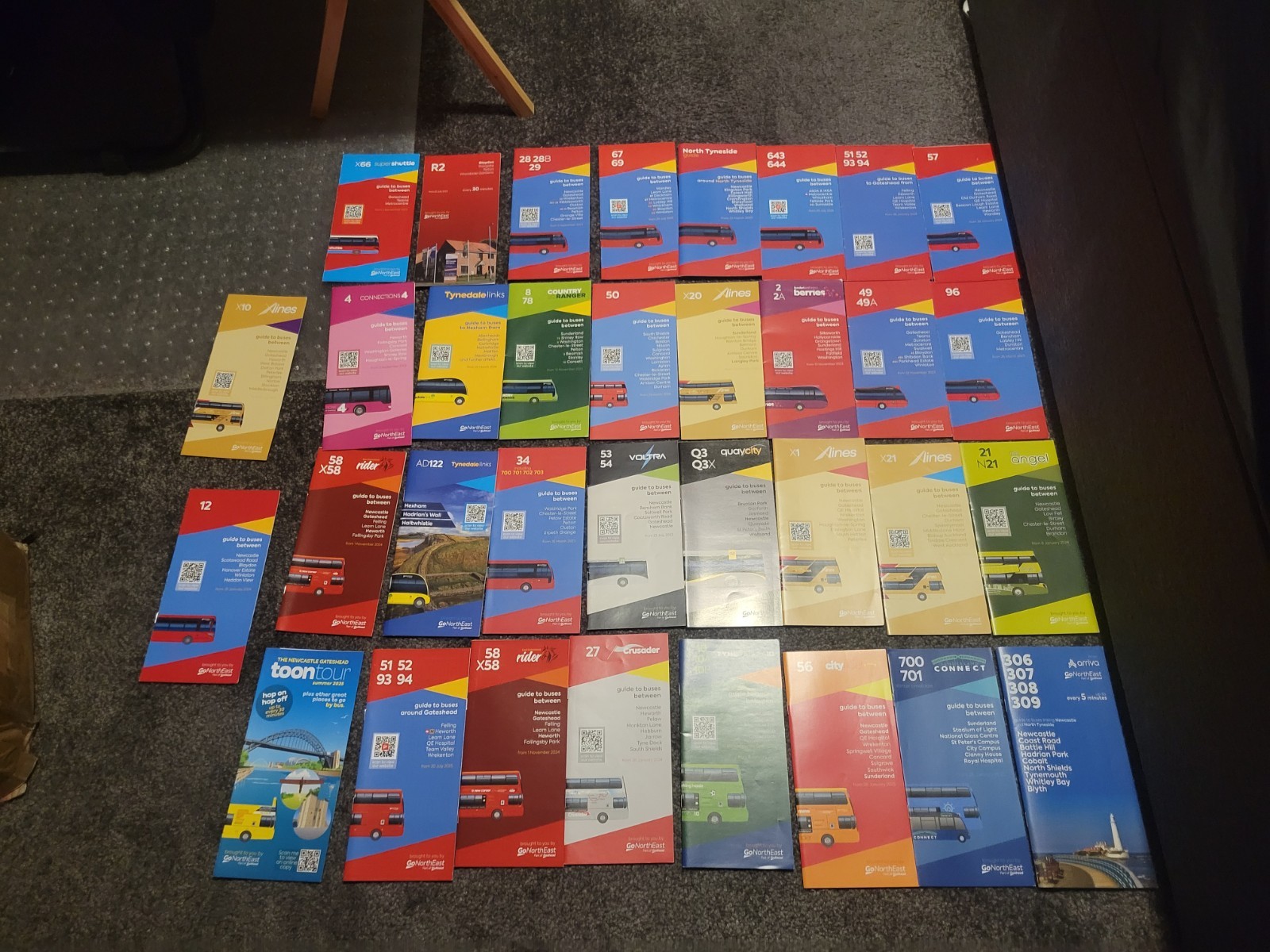 Go North East Timetable Bundle X34 | eBay UK