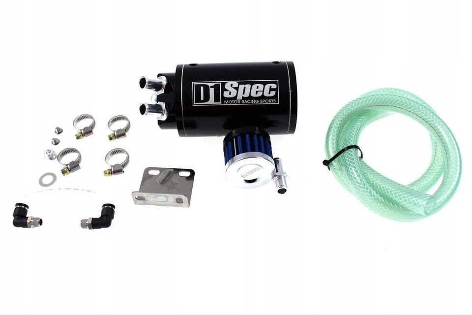 RESERVOIR D'HUILE OIL CATCH TANK M-8747 D1SPEC 15MM NOIR+ FILTER | eBay