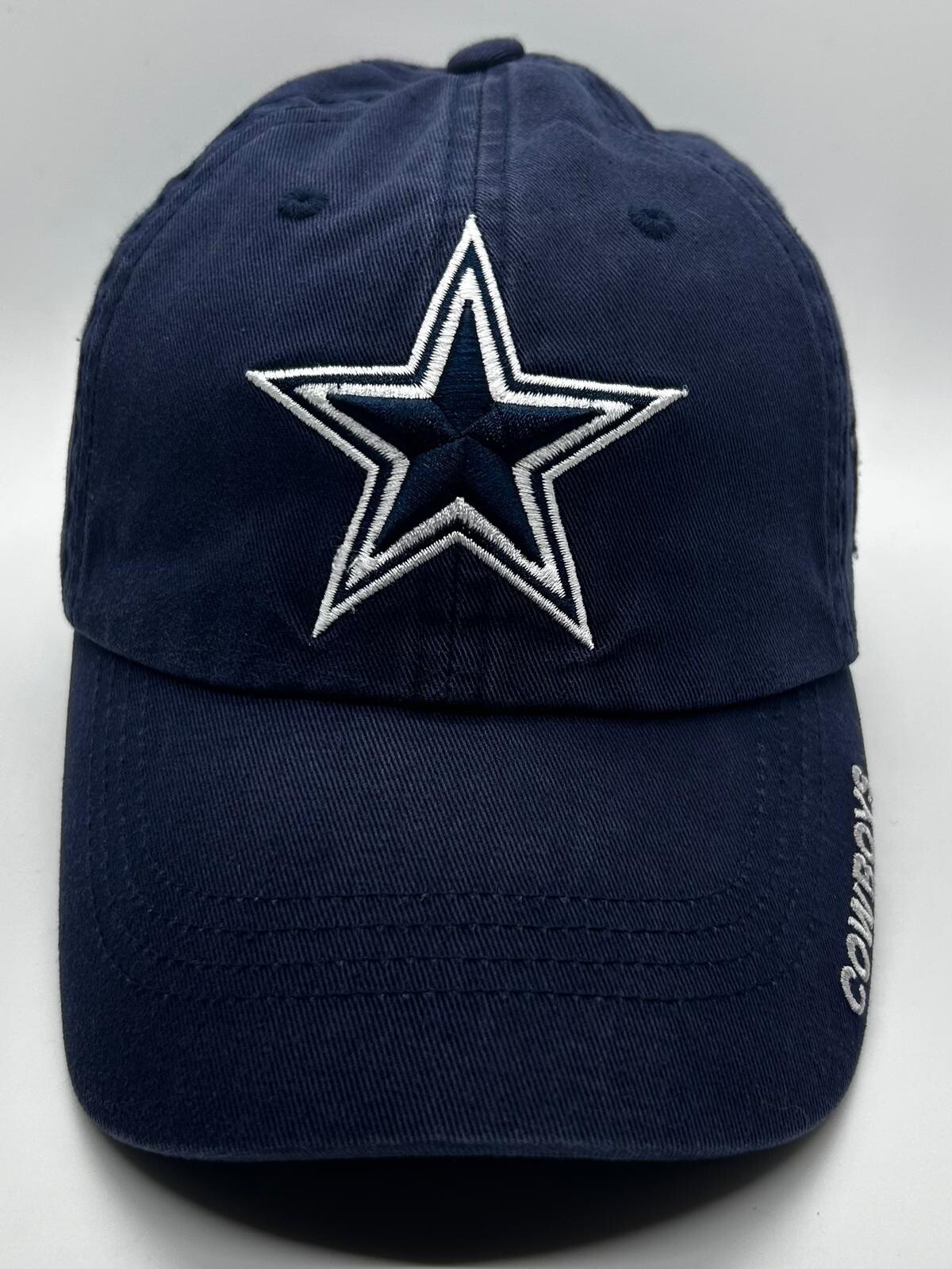 NFL Dallas Cowboys Cap Hat Adult Adjustable Hall Of Fame Patch Blue ...