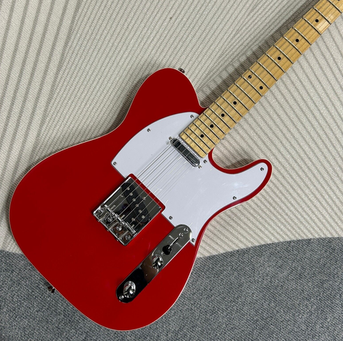 Tele Electric Guitar Double Binding Maple Fretboard Mahogany Body 6 ...