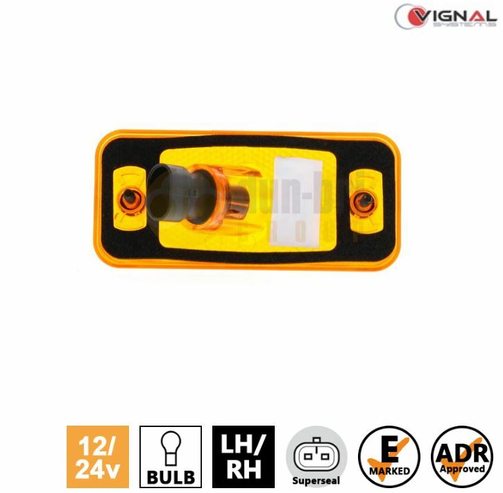 Vignal FPL93 BULB SIDE MARKER Light Lamp - REFLECTOR Superseal 12/24V ...