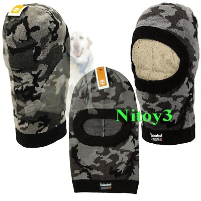 Timberland Camo Knit Balaclava-Face Mask Men One Size | eBay