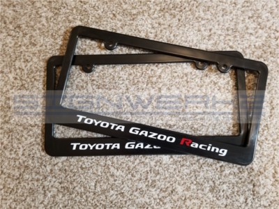 Toyota Gazoo Racing License Plate Frame FT-1 Supra Scion FRS 2 colors ...