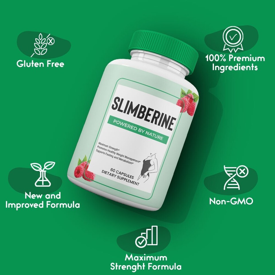 Slimberine Capsules, Slim berine Keto Supplement All Natural (10 Pack ...