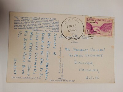 Postcard Canal Zone | eBay