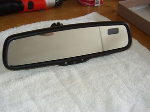 FACTORY OEM 08 09 10 11 12 Toyota Highlander Auto Dim Rear View Mirror ...