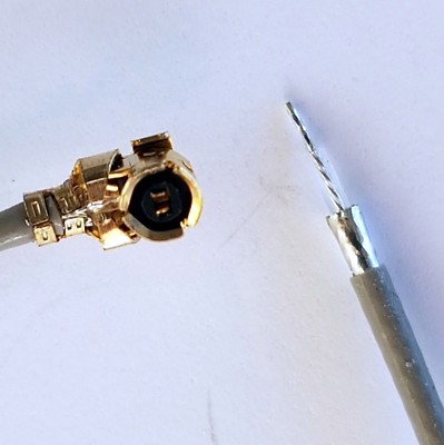 Gold plated IPX/U.FL IPEX RF connector & pigtail cable 2.4G, Sat Nav ...