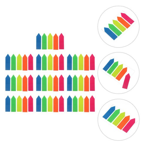 10 Sets Flags Tabs Notebooks Sticky Memo Pads Office Supplies Page ...