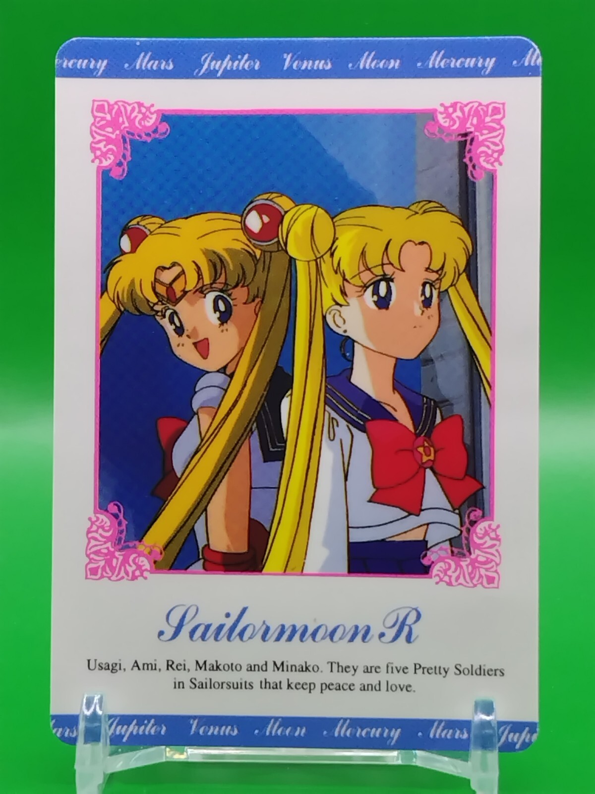 Usagi Tsukino Sailor Moon R Card Poor Condition Bandai Naoko Takeuchi ...