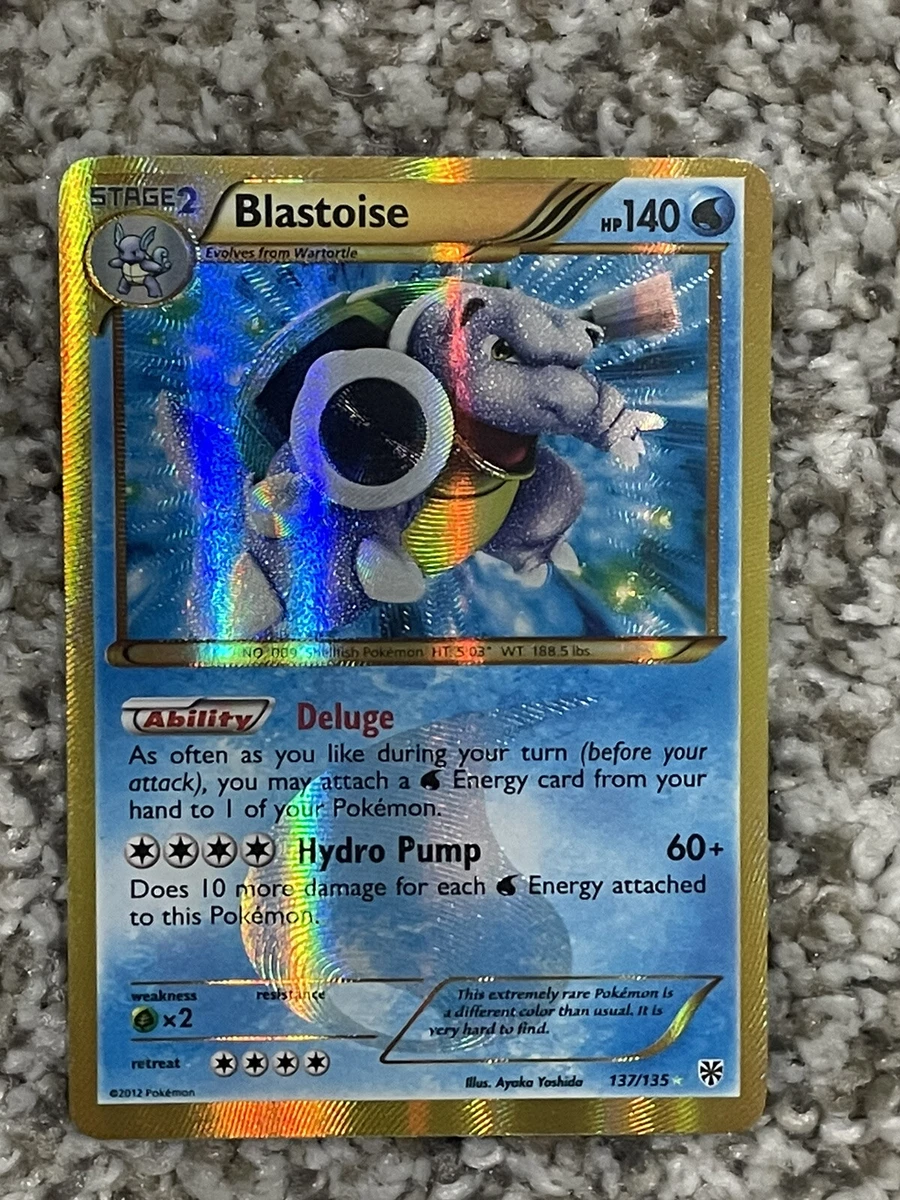 Mega Blastoise Card Secret Rare