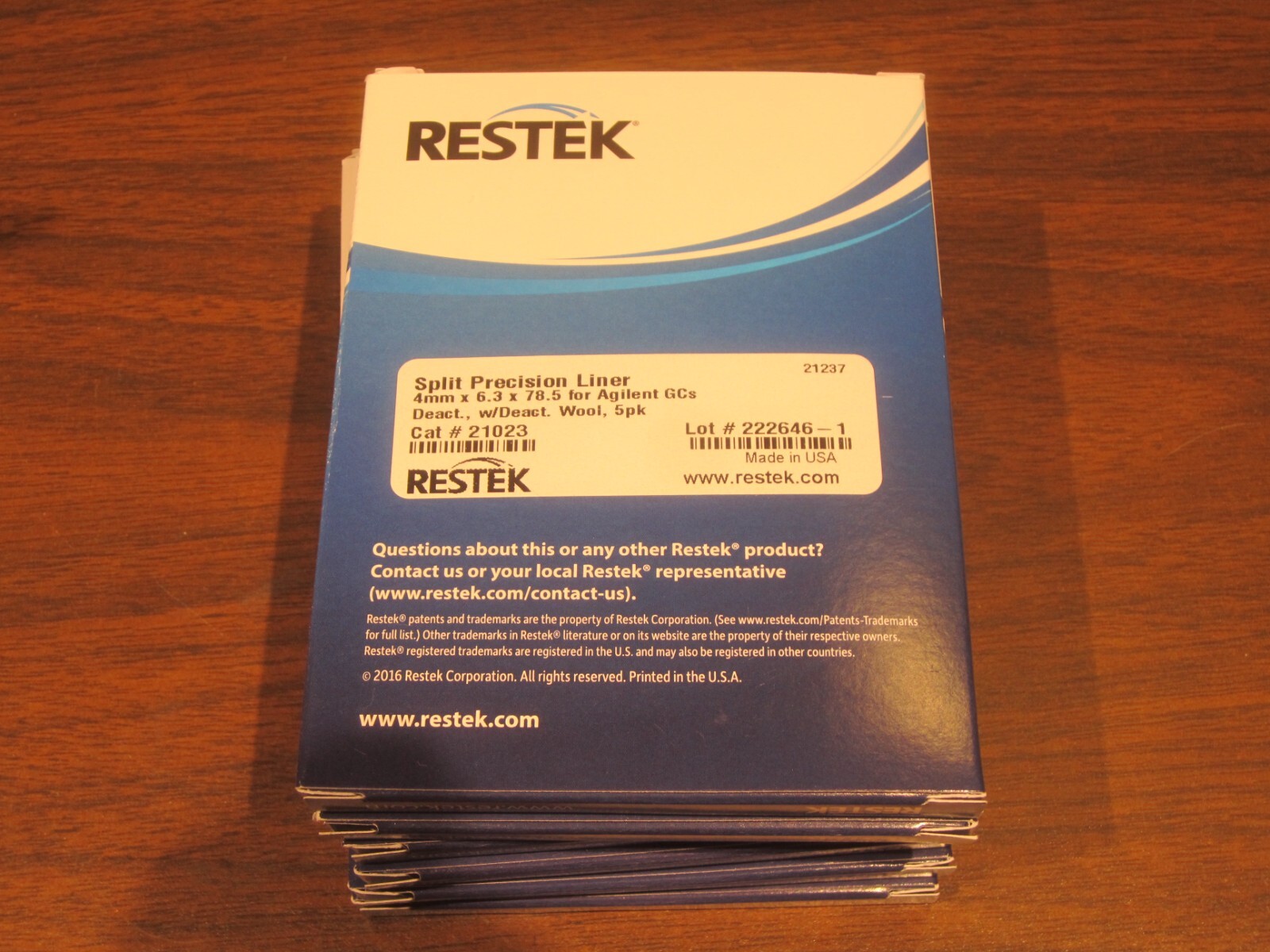 Restek 21023 Split GC Liner 4mm .3 .5 for Agilent GC for sale online | eBay